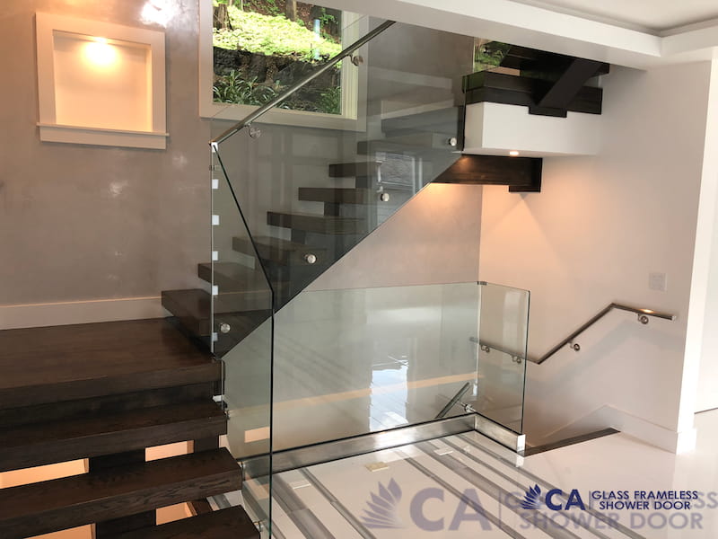 Custom Glass Railings NJ | Shoe Base, Post & Standoff Systems - CA Glass