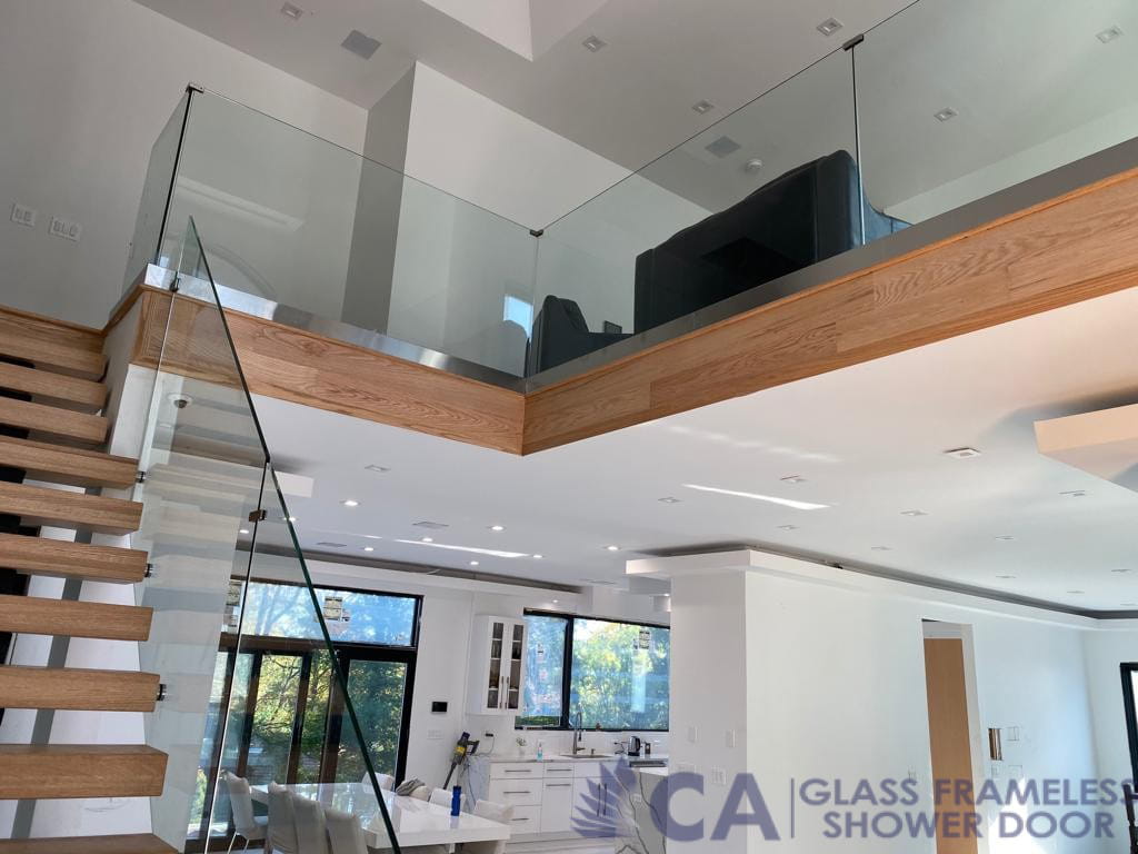 Custom Glass Railings NJ | Shoe Base, Post & Standoff Systems - CA Glass