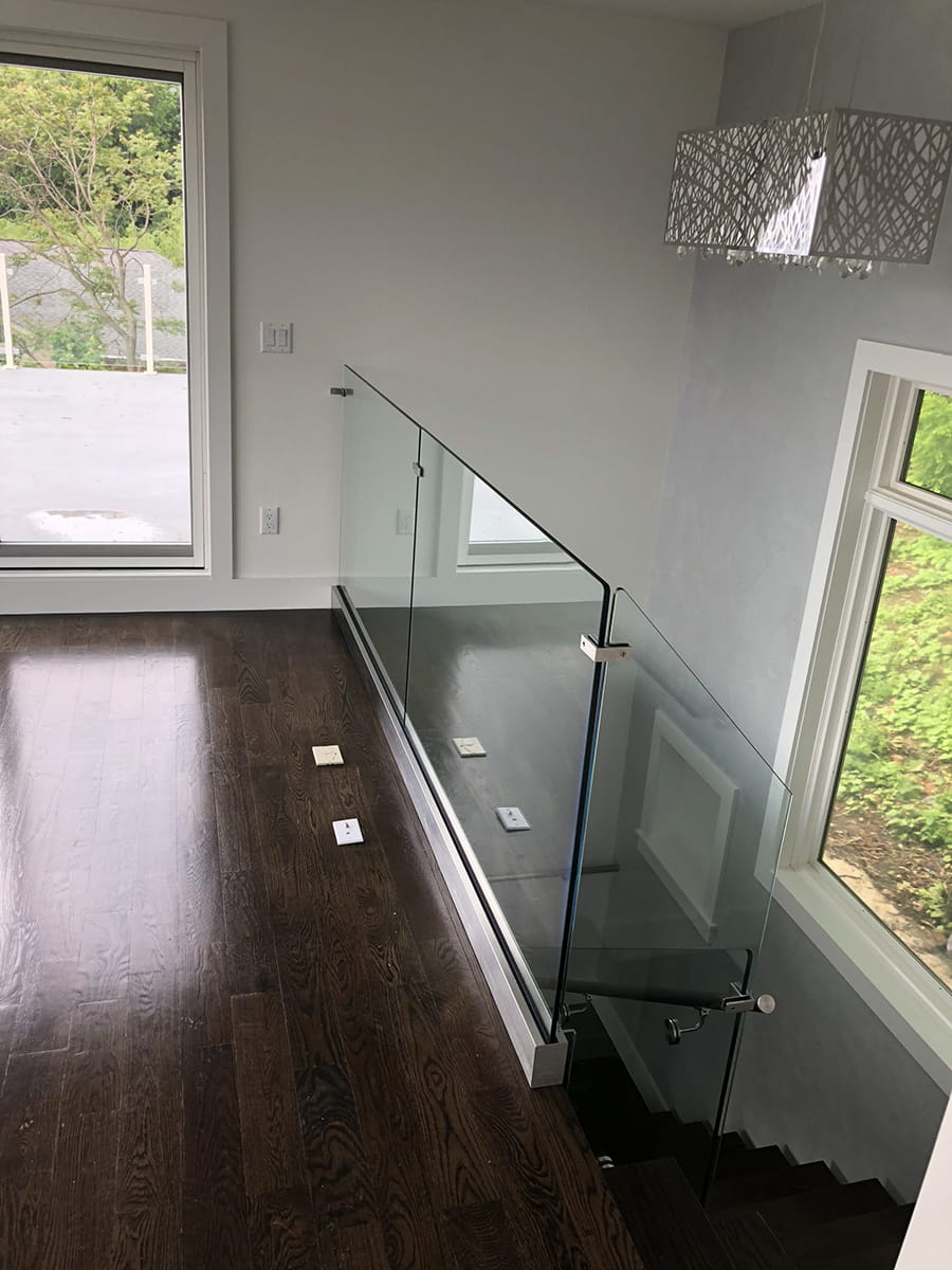 Custom Glass Railings NJ | Shoe Base, Post & Standoff Systems - CA Glass