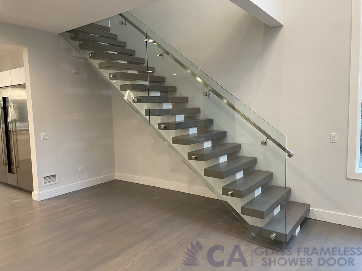 Custom Glass Railings NJ | Shoe Base, Post & Standoff Systems - CA Glass